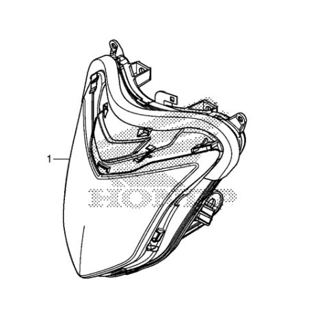 Headlight Honda CB500F 2013 2014 2015 33110-MGZ-J41 original parts