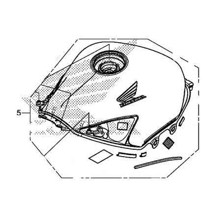 Fuel Tank Honda CB500F 2013 2014 2015 17500-MGZ-J41 cb 500f