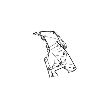 Cowling Front Right Side Upper Kawasaki NINJA 400 55028-0687