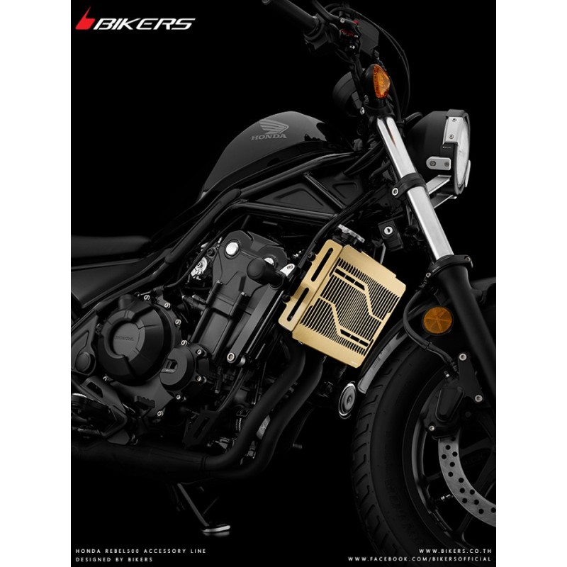 Titanium Radiator Guard Bikers Honda CMX 500 Rebel