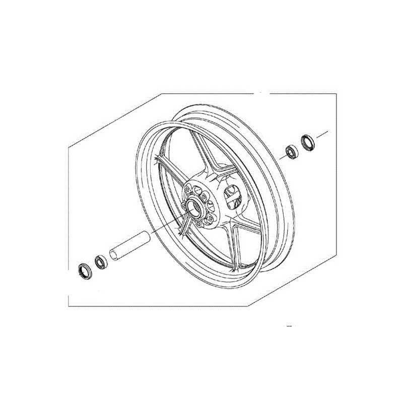 Front Wheel Kawasaki Versys 650 41073-0655-QT