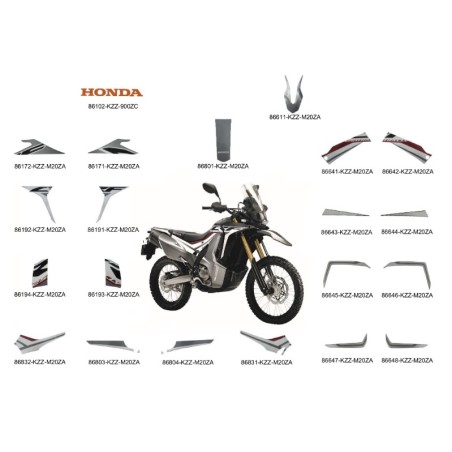 Full Set Marks Honda Crf 250l Rally 2018