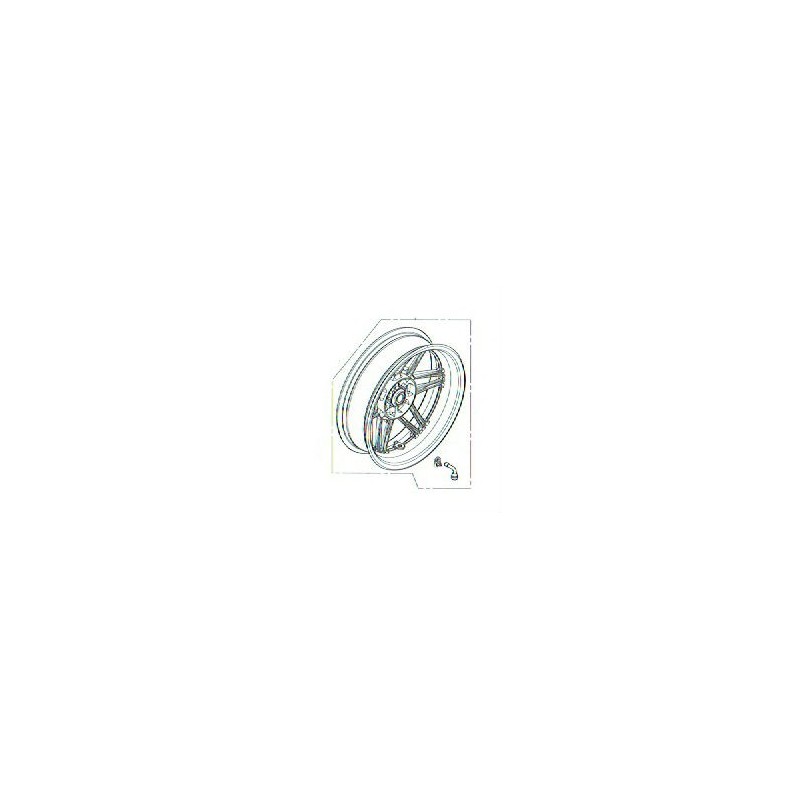 Rear Wheel Honda Forza 300 2018 2019 2020 42650-K0B-T00