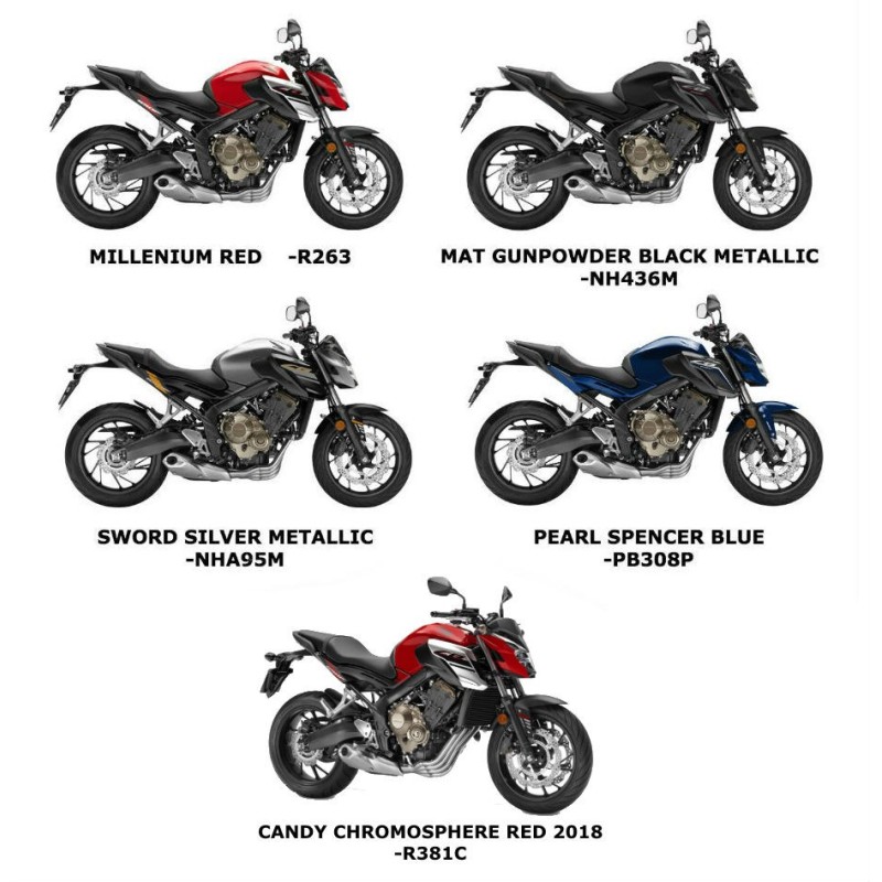 Autocollant Avant Droit Honda CB650F 2017 2018 86641-MJE-DF0/DH0