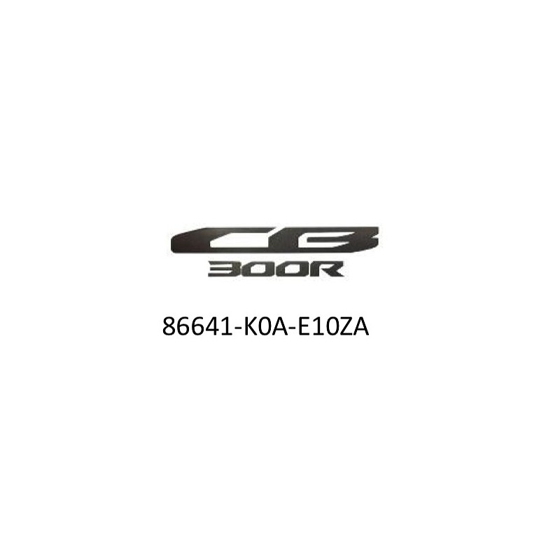 Mark Honda CB300R 86641-K0A-E10ZA