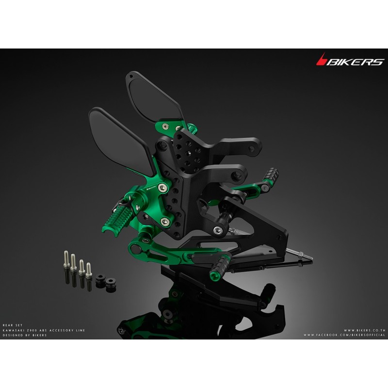 Rear Driver Set Adjustable Bikers Kawasaki Z900