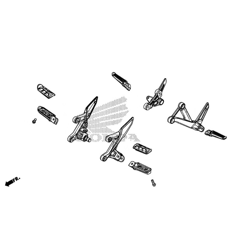 Rubber Main Step Honda CB500F 2019 2020 2021 50661-MJE-D00