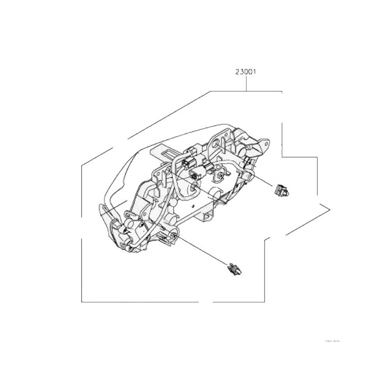 Headlight Kawasaki Z900 2020 2021 2022 2023 23001-0048