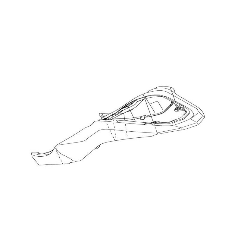 Cover Tail Kawasaki Z900 2020 2021 2022 2023 36041-0053