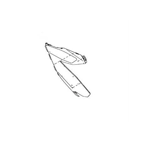 Cowling Front Left Side Kawasaki NINJA 250 55028-0686
