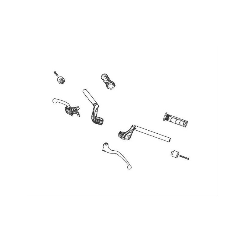 Handle Bar Left Side Honda CBR500R 2022 2023 53150-MKP-DN0