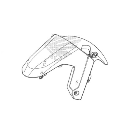 Front Fender Honda CB500X 2022 2023 61110-MKP-DQ0