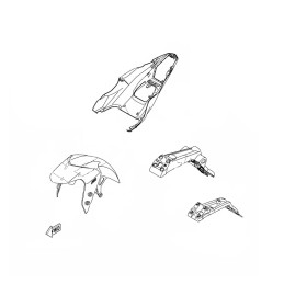 Rear Fender Yamaha YZF R15 / R15M BDJ-F1611-00