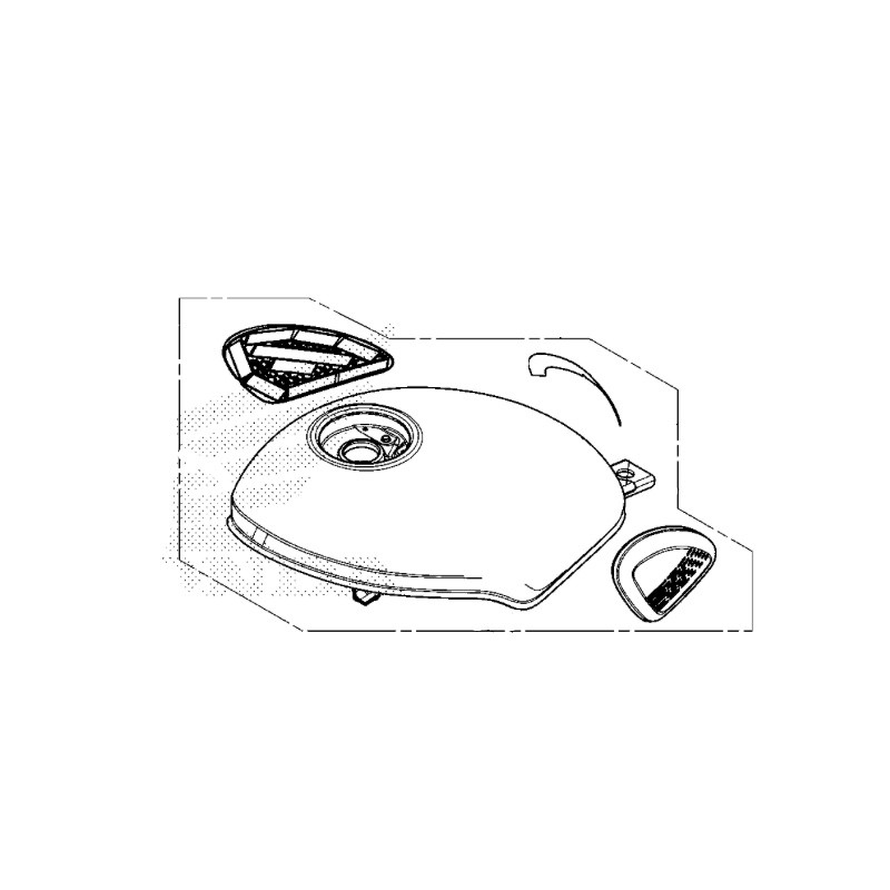 Fuel Tank Honda CL500 2023 2024 17500-MLP-AA0