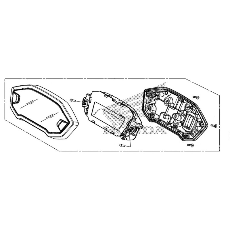 Meter Honda CB300F 2015 2016 2017 37100-K33-751 spedometer
