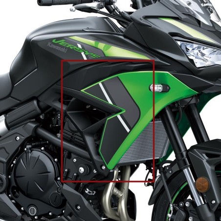 Sticker Cowling Side Front Right Kawasaki Versys 650 GREEN 2024