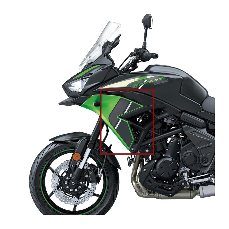 Sticker Cowling Side Front Left Kawasaki Versys 650 GREEN 2024