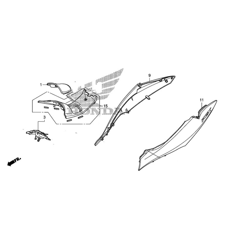 Fuel Trapdoor Honda PCX 125 v1 64405-KWN-900