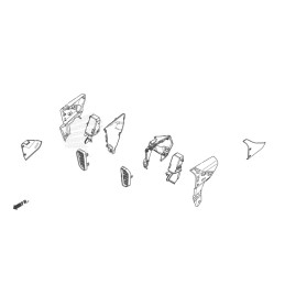 Inner Front Shroud Left Honda CB650R 2024 2025 64431-MKY-E20