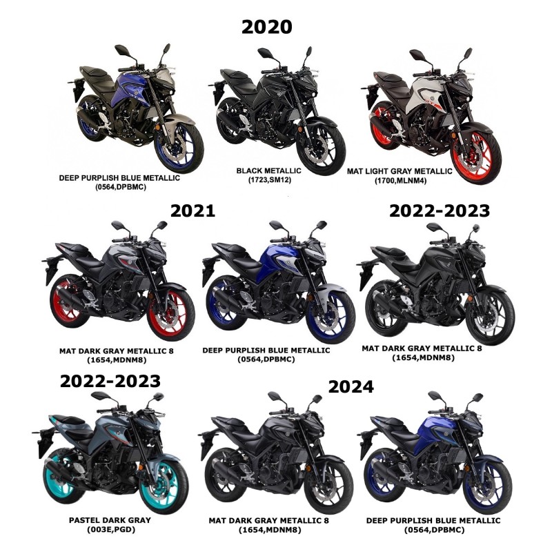 Cover Knee Right Side Yamaha MT-03 2020 2021 2022 2023 2024 B9T-F171X-00