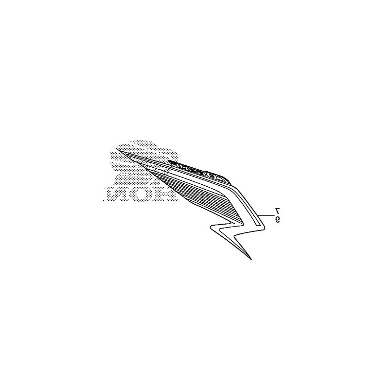 Autocollant Avant Droit Honda CB650F 2014 2015 86641-MJE-D40