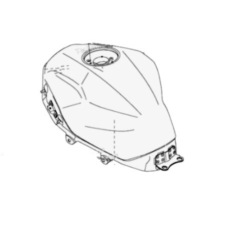 Fuel Tank Kawasaki Z500 51093-5329-660