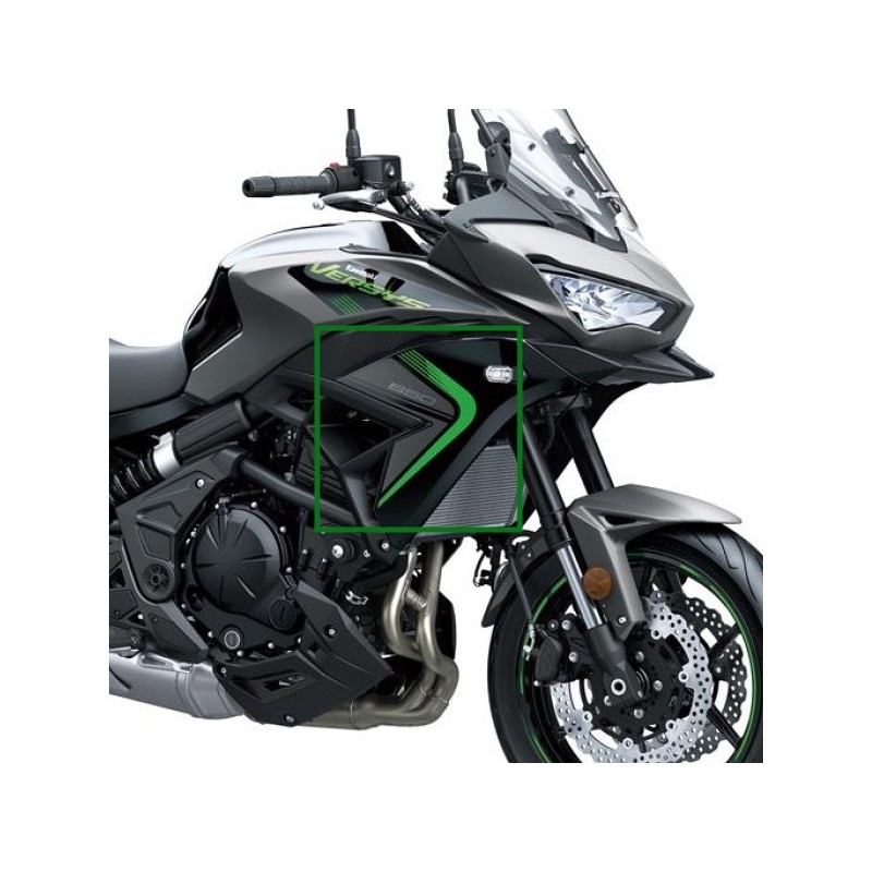 Sticker Cowling Side Front Right Kawasaki Versys 650 GRAY 2025 56077-2158