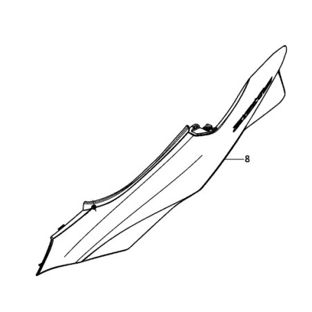 Rear Panel Left Side Honda PCX 125/150 v3 83610-k35-v00