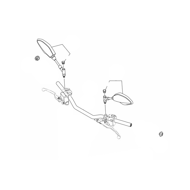 HandleBar Yamaha MT-03 / MT-25 B04-F6111-00