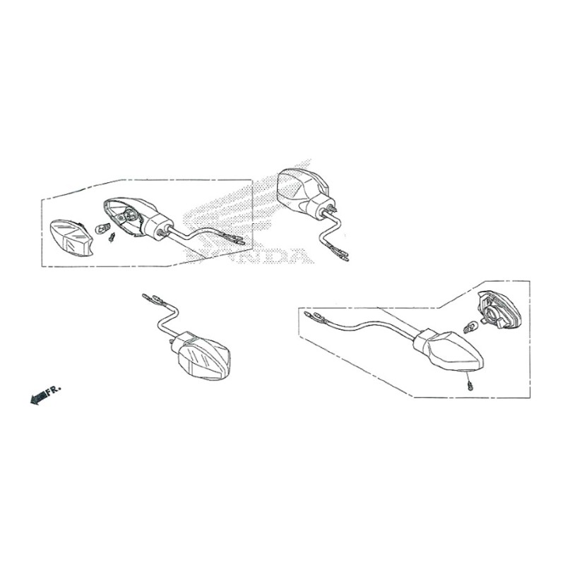 Winker Right Rear Honda MSX GROM 125SF 33600-K26-B02
