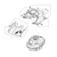 Genuine Spare Fuel Tank Parts Cover Yamaha YZF R3