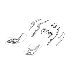 Original Spare Side Covers Rear Cowling Honda CB 500 HORNET 2024 2025